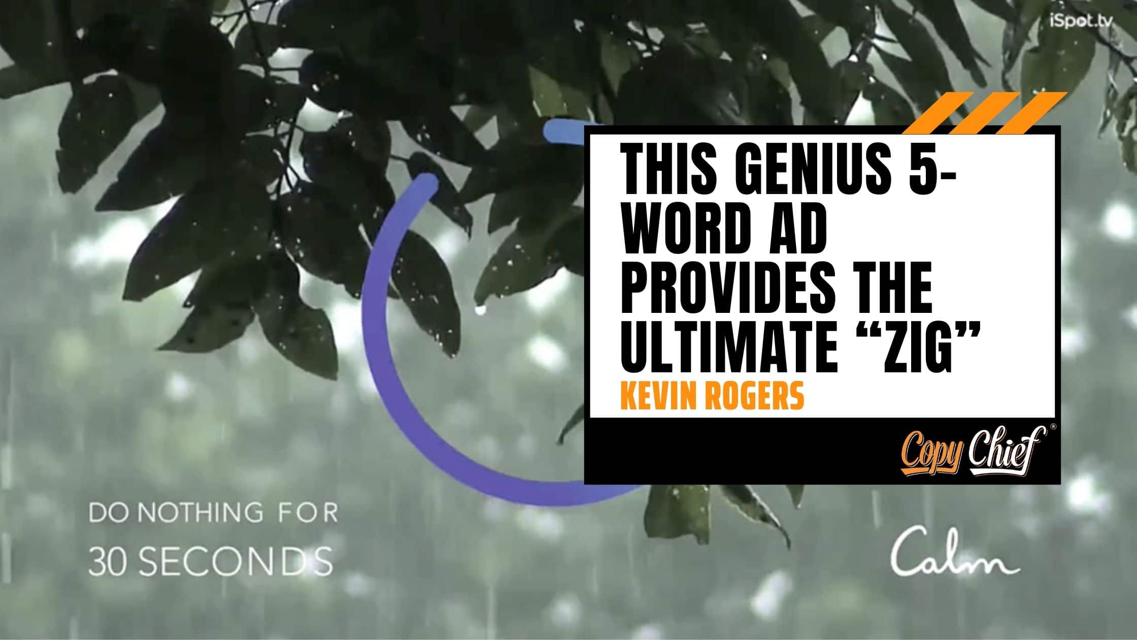 This genius 5-word ad provides the ultimate “zig” | The #1 Copywriter ...
