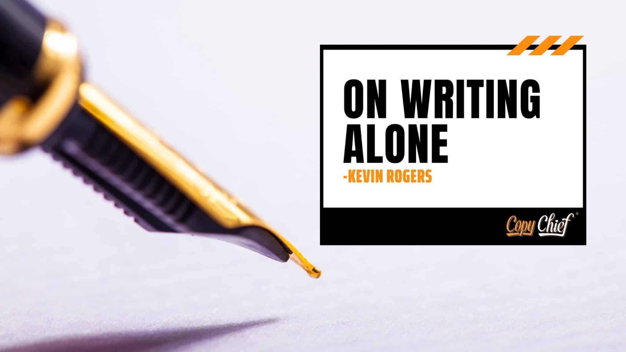 On writing alone
